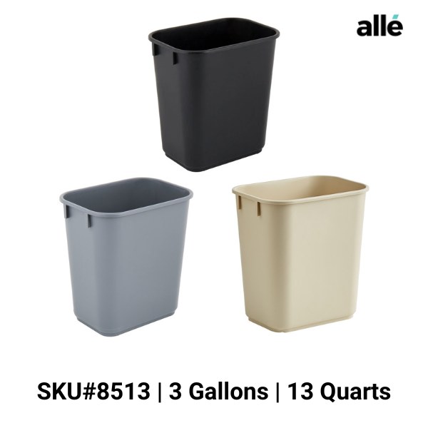Plastic Rectangular Waste & Recycle Baskets - Allé Designs