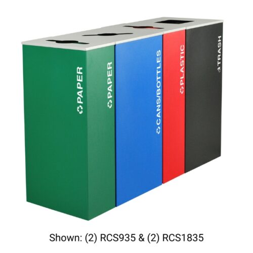 Nova Series Modular Waste & Recycle - Allé Designs