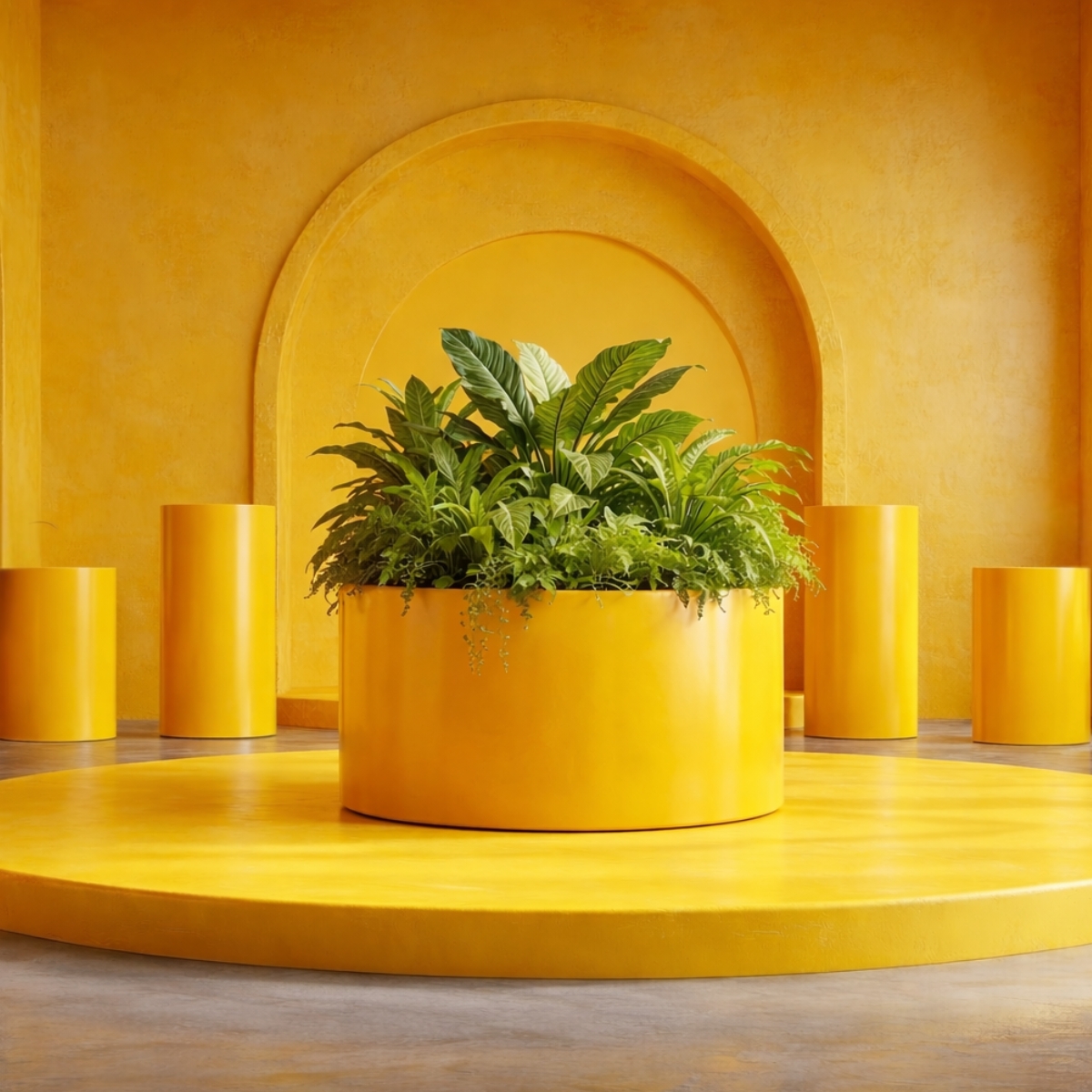 The Power of Custom Color in Architectural Planters - Allé Designs